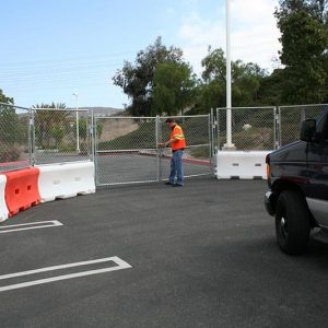 Water Wall Fence - California Barricade